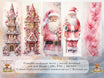 20 Cute Pink Christmas Printable Bookmarks | Digital Download JPG Book ...