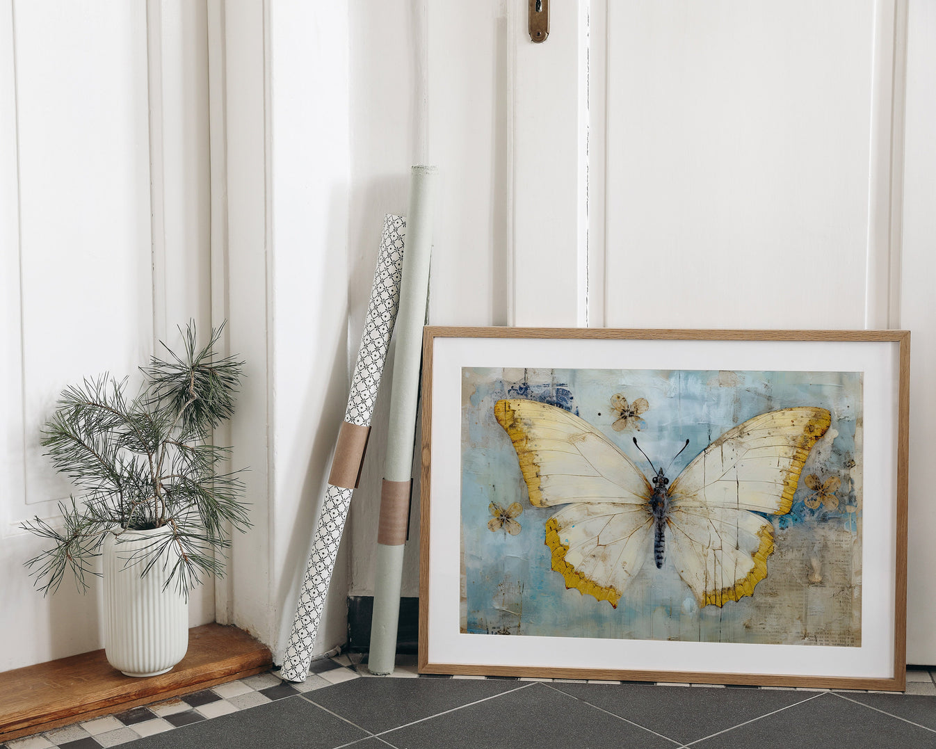 Mixed Media Butterflies, Butterfly Journal Pages, Grunge/Painterly But ...